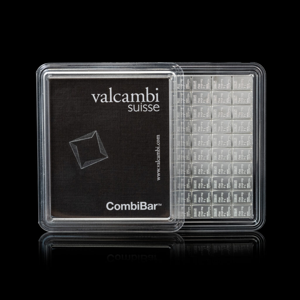 Valcambi 100 x 1g Silver CombiBar - KnightsBullion.com